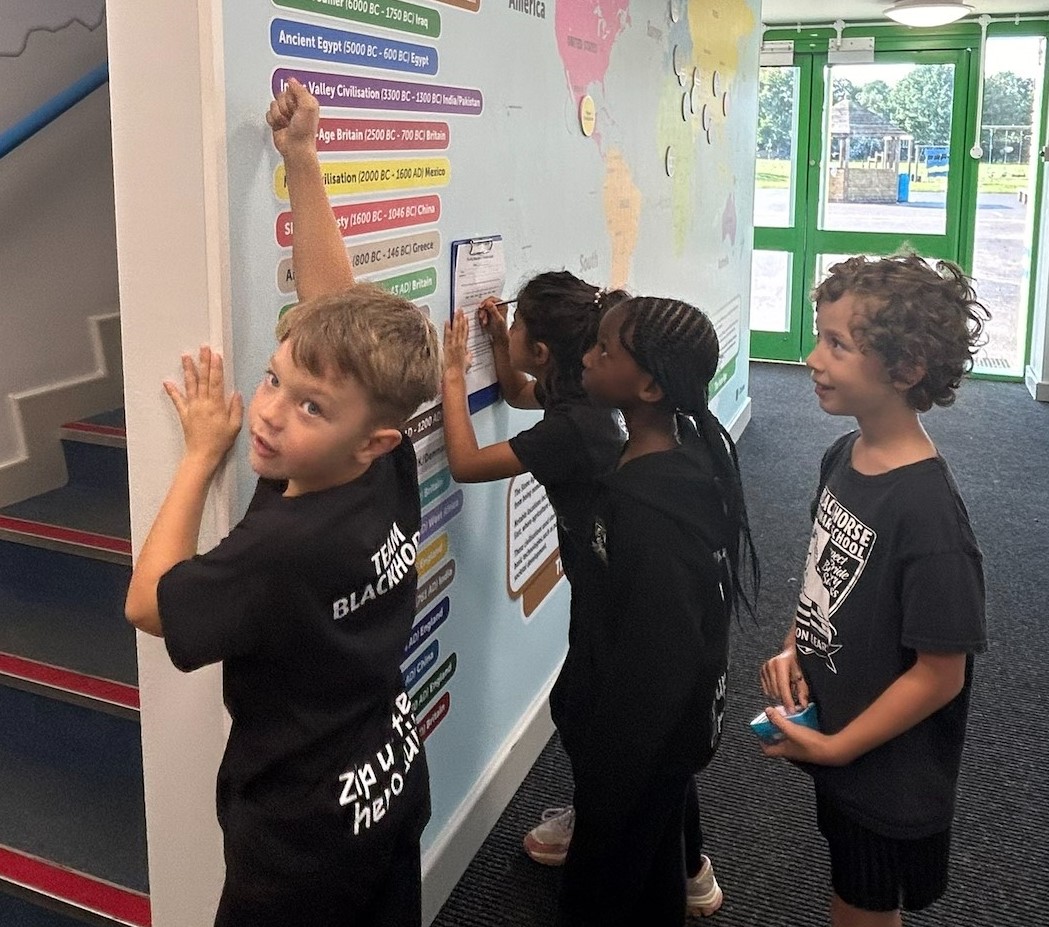 Children travel through time on school's stairs - Downend Voice