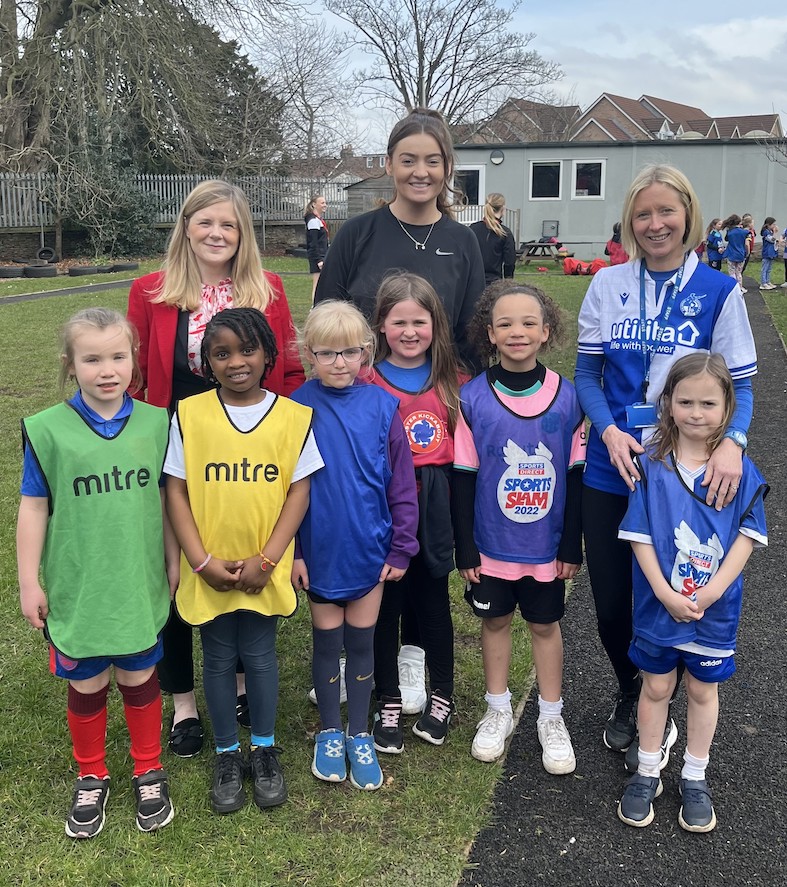 Girls take the field on football day - Downend Voice